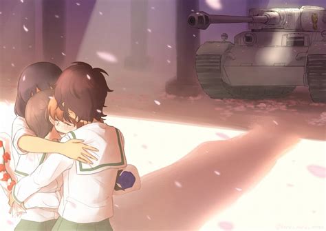 Hoshino Nakajima Tsuchiya And Suzuki Girls Und Panzer Drawn By