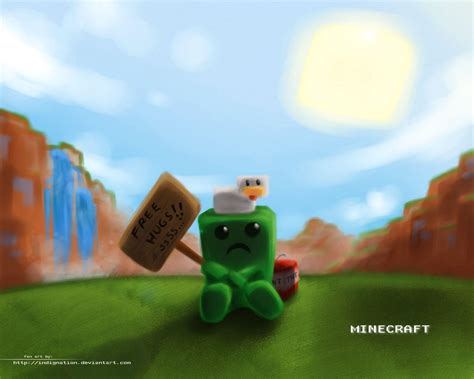 Minecraft Creeper Backgrounds Wallpaper Cave