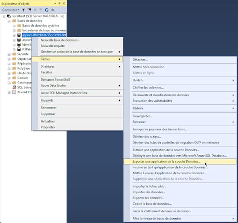 publiez votre application développez une application asp core
