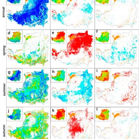 A Spatial Distribution Of Land Cover Types In The Loess Plateau In Download Scientific