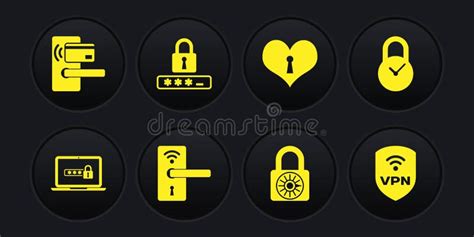 Set Laptop With Password Padlock Clock Digital Door Wireless Safe Combination Wheel Heart