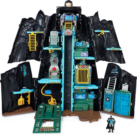Dc Comics Batman Bat Tech Batcave Giant Transforming