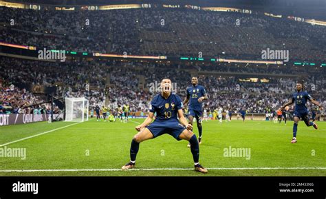 Doha Qatar 18th Dec 2022 Goal Celebration Kylian Mbappe Fra Argentina France Final