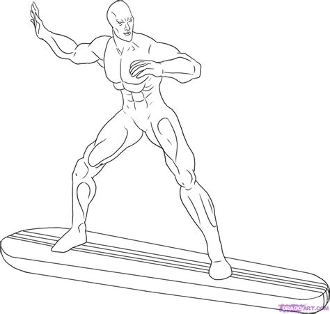 Silver Surfer Drawing At Explore Collection Of
