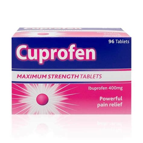 Cuprofen Maximum Strength 400mg 96 Tablets Thechemistonline