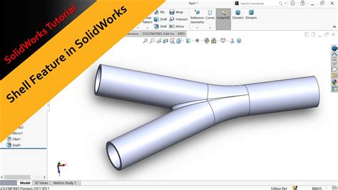 How To Use Shell Feature In Solidworks Solidworks Tutorial Solidworks 3dmodeling Youtube