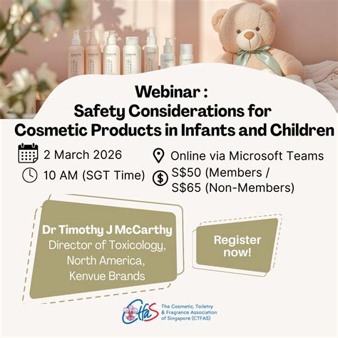 The Cosmetictoiletry And Fragrance Association Of Singaporectfas