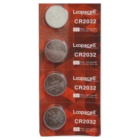 Set Of 4 Loopacell Cr2032 Batteries For The Splash Proof Thermapen