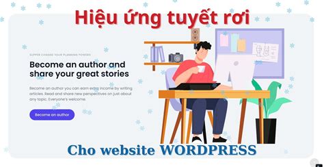 Hiệu ứng tuyết rơi cho website wordpress không sử dụng Plugin