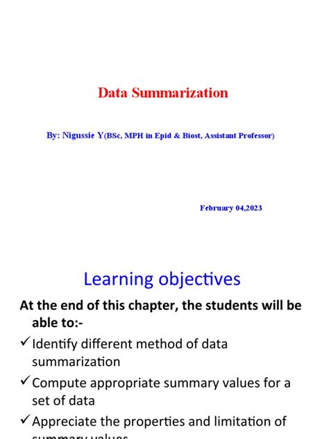 L3 Numerical Summary Measures Download Free Pdf Coefficient Of