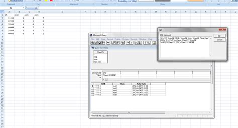 Solved Excel Odbc Query Use Cell Contents In Where Clause Experts
