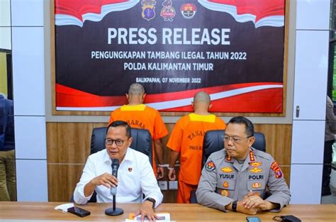 Polda Kaltim Berhasil Ungkap Tambang Batu Bara Ilegal Seluas