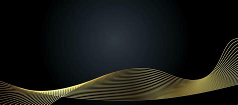 Vector Abstract Black And Gold Luxury Background With Abstracts