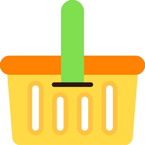 Basket Flat Element Style 58356963 Vector Art At Vecteezy