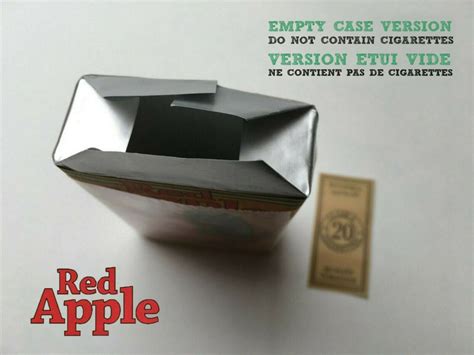 Red Apple Cigarettes Replica Case Pack Quentin Tarantino Pulp Fiction