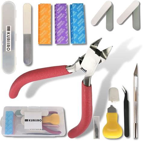 Amazon [kuriiro] 片刃ニッパー 工具セット プラモデル ニッパー やすり プラモデル用 ハイグレード16点セット Krs2