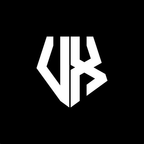 Vx Logo Monogram With Pentagon Shape Style Design Template 3651407 Vector Art At Vecteezy