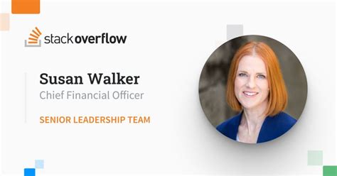 Stack Overflow On Linkedin Were Thrilled To Announce That Susan