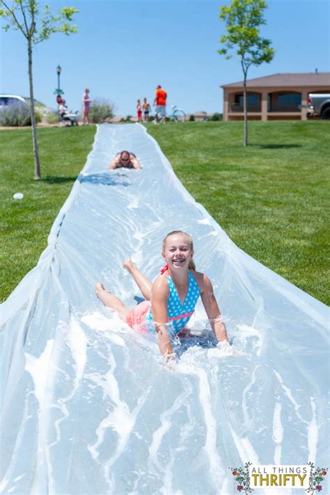 How To Build A Huge Slip N Slide Fun For All Ages All Things Thrifty