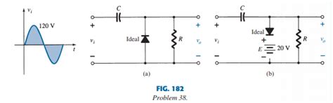 Solved Sketch V O For Each Network Of Fig 181 For The Input Shown
