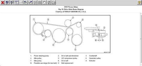 2010 Nissan Altima Serpentine Belt Diagram And Guide