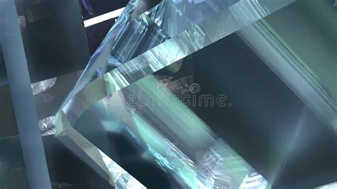 Glass Prism Refraction And Reflection Crystal Elegant Modern 3d Rendering Image Abstract