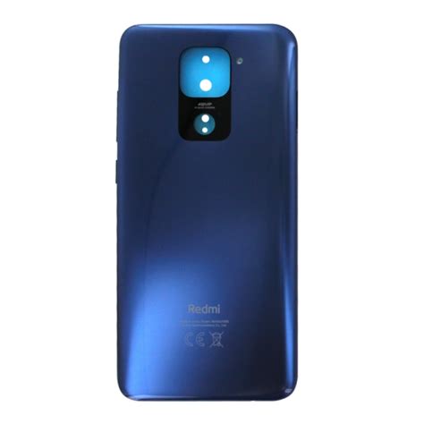 Vitre arrière Xiaomi Redmi Note 9 Gris Adhesif