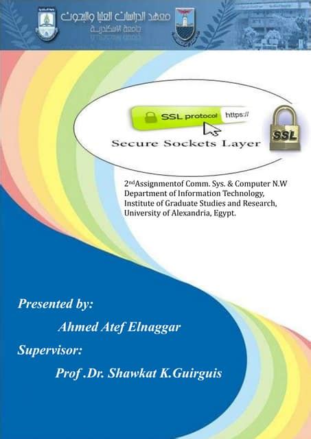 Transport Layer Security Tls Pptx