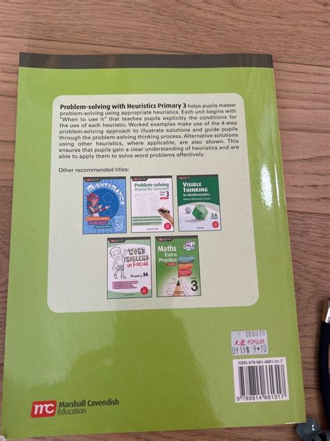 Problem Solving With Heuristics Primary 3 Hobbies And Toys Books