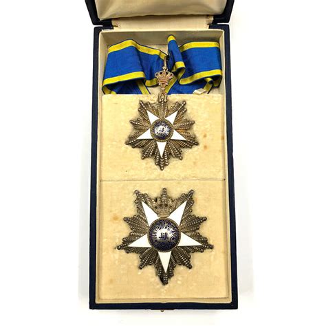 Order Of The Nile 2rd Class Grand Officer Breast Star And Neck