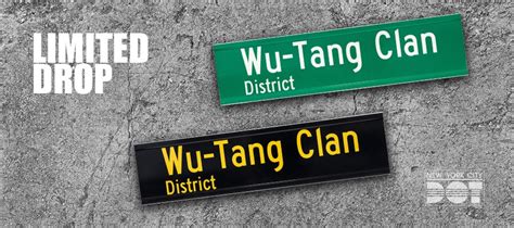 Enter The Wu Tang District Nyc Dot Selling Limited Batch Of Wu Tang