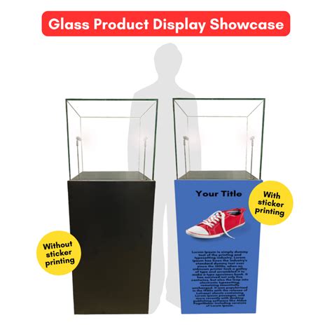 Glass Product Display Showcase Sgs Largest Lighted Glass Display