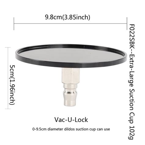Sex Machine Attactments Dildo Sucker Colorful Metal Suction Cup Penis Holder 3xlr Vac U Lock