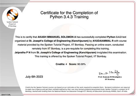 Akash Immanuel Solomon On Linkedin Python Pythontraining