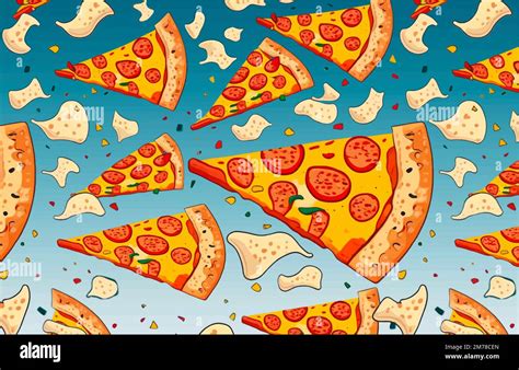 Pizza Slices Background