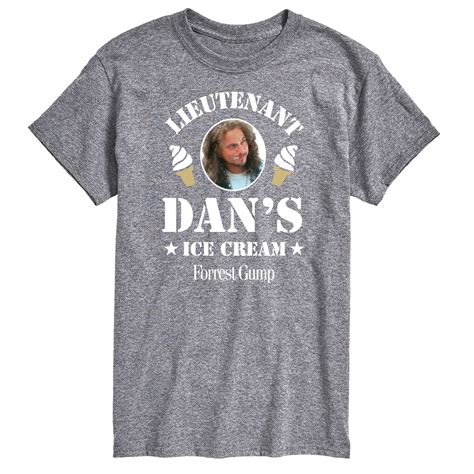 Forrest Gump Lieutenant Dans Ices Cream Mens Short Sleeve Graphic