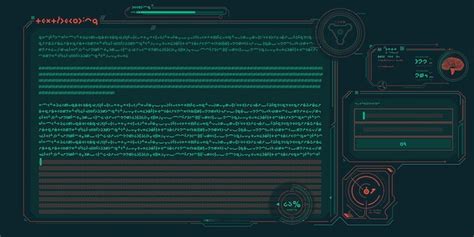 Premium Vector Futuristic Hud Interface For Processing Server Data