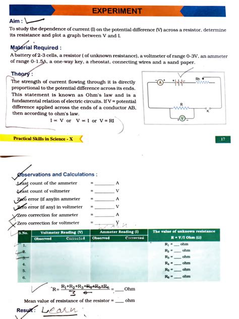 10th Science Practical File Work Pdf Seed Leaf