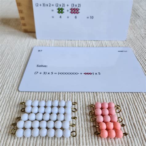 Square Of Binomial And Trinomial Task Cards Ages 6 9 Alisons Montessori Blog