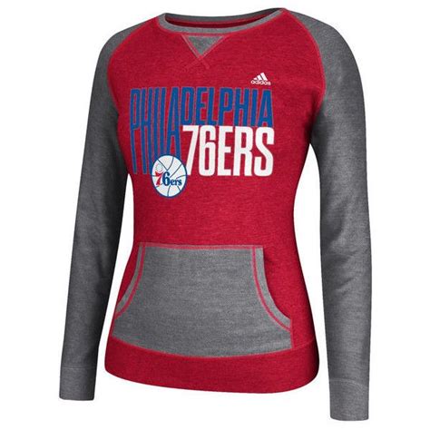 Philadelphia 76ers Red Pullover Crew Sweatshirt What To Wear To A