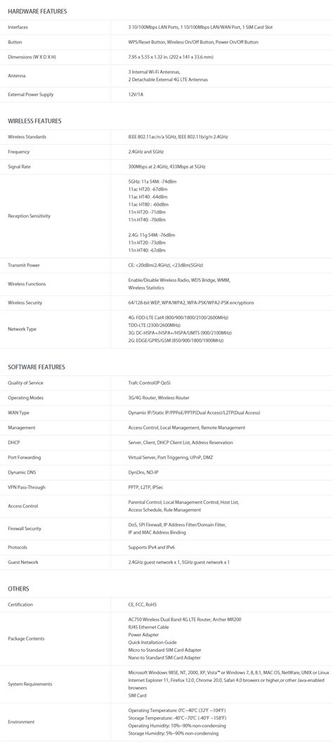 Buy Tp Link Archer Mr Ac Wireless Dual Band G Lte Router Tl Archer Mr Pc Case Gear