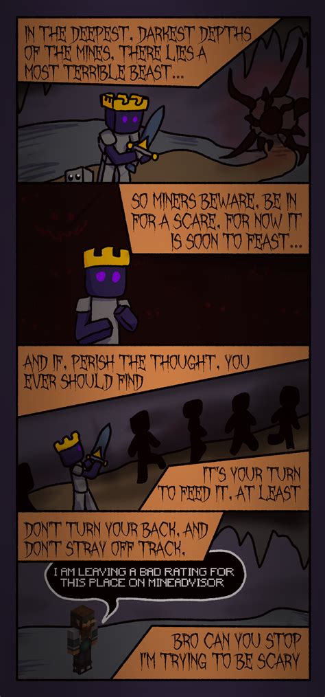 Fan Art [halloween Comic] A Day In The Life Of Ender Episode 666 4scary17you Hypixel Forums