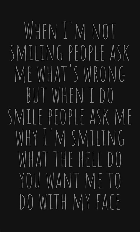 Download Ironic Quote About Smile Wallpaper