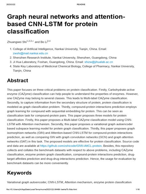 graph neural networks and attention based cnn lstm for protein