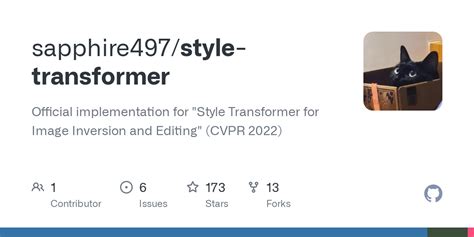 Github Sapphire497style Transformer Official Implementation For