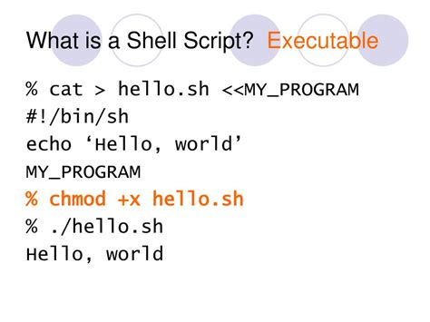 Ppt Unix Shell Scripting Basics Powerpoint Presentation Free