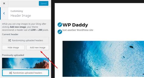 create random header images at your wordpress website wp daddy