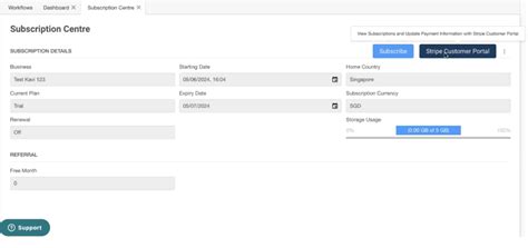 Add Replace New Card Payment Information In The Stripe Customer Portal Knowledge Base Financio