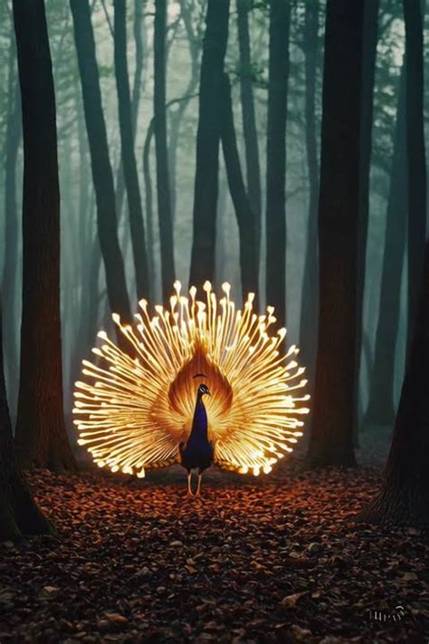 Fiery Peacock Transformation Youtube