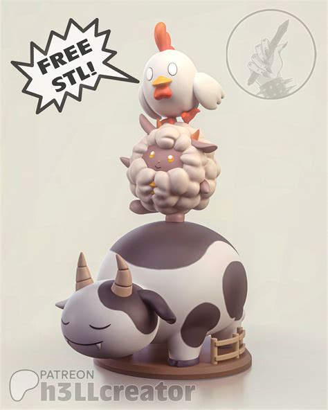 Mozzarina Lamball Chikpi Diorama By Craftedbycass87 On Etsy Dragon